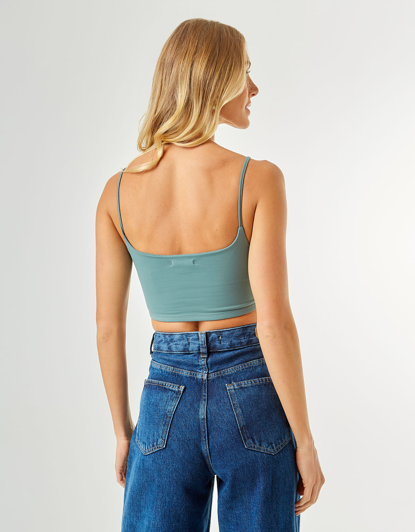 Top Faixa Basic - Verde Botanico