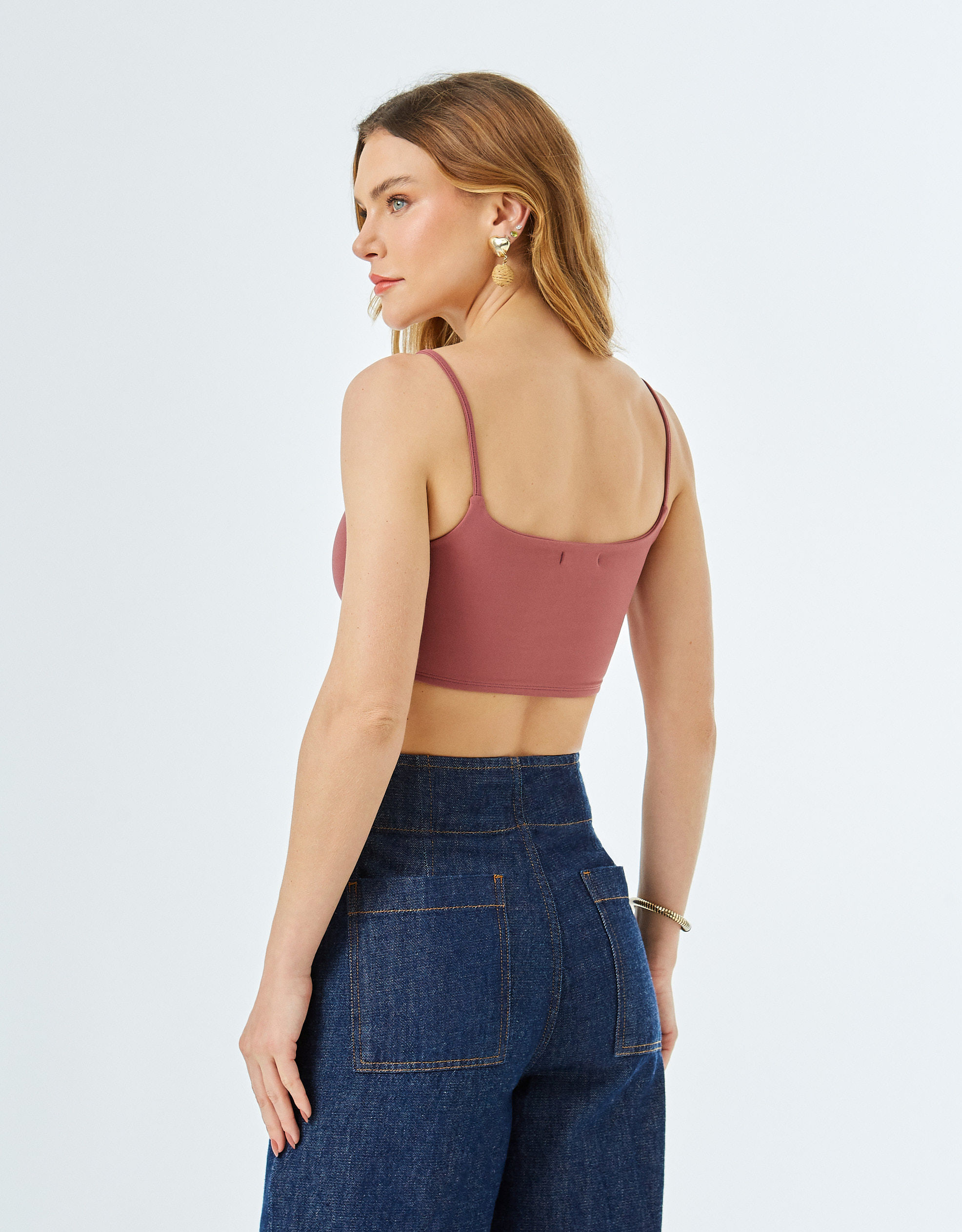 Top Faixa Basic - Roxo Tulipa