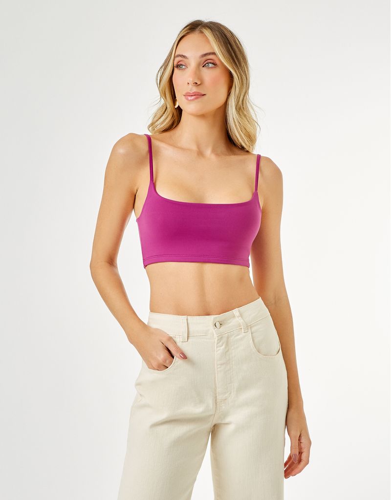 Top Faixa Basic - Violeta - Zinzane