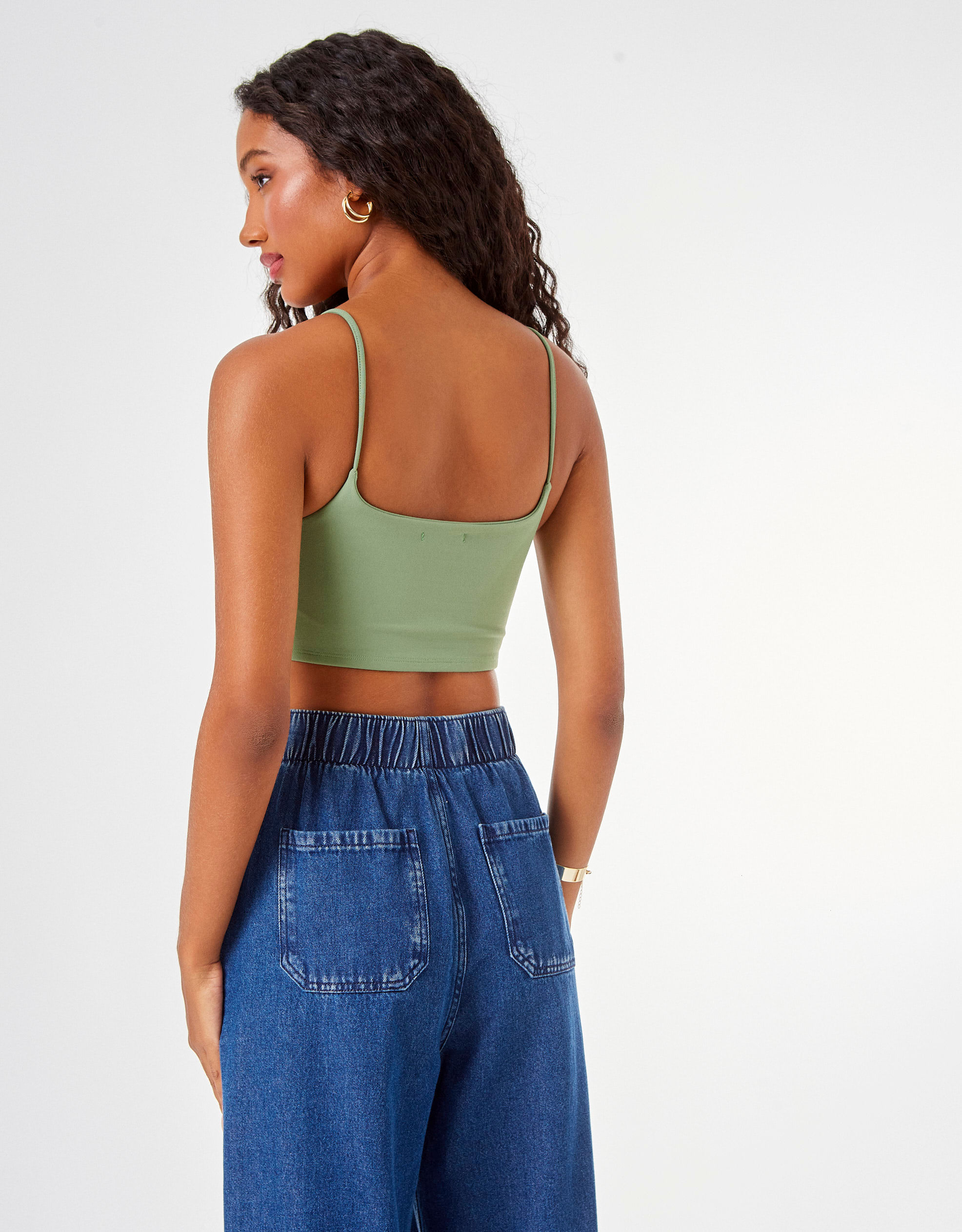 Top Faixa Basic - Verde Claro - Zinzane