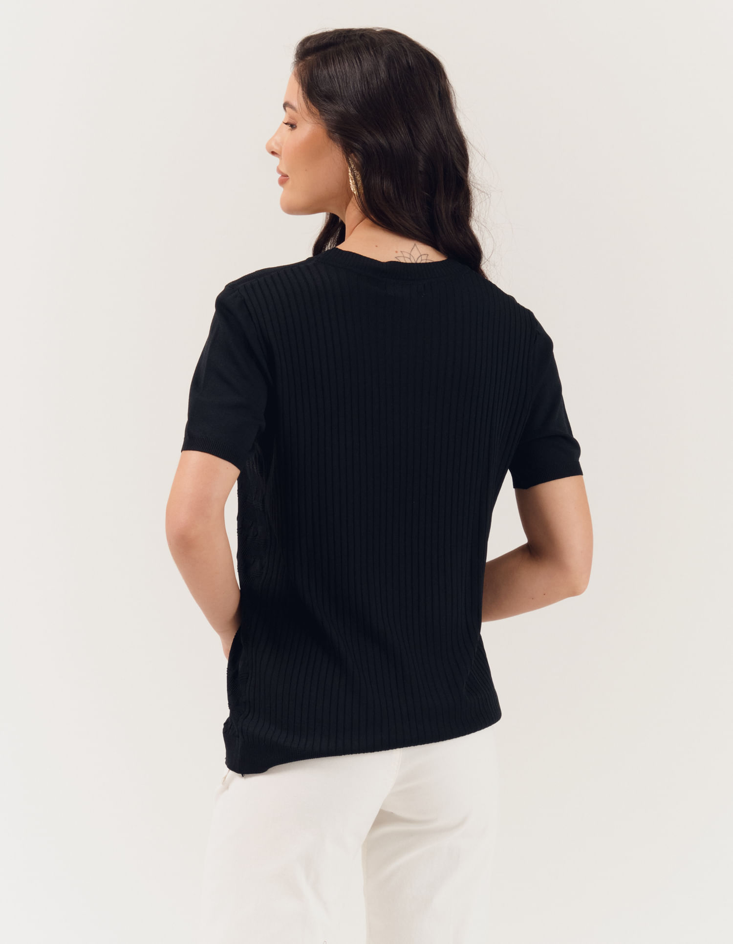 Blusa Modal Plus - Preto
