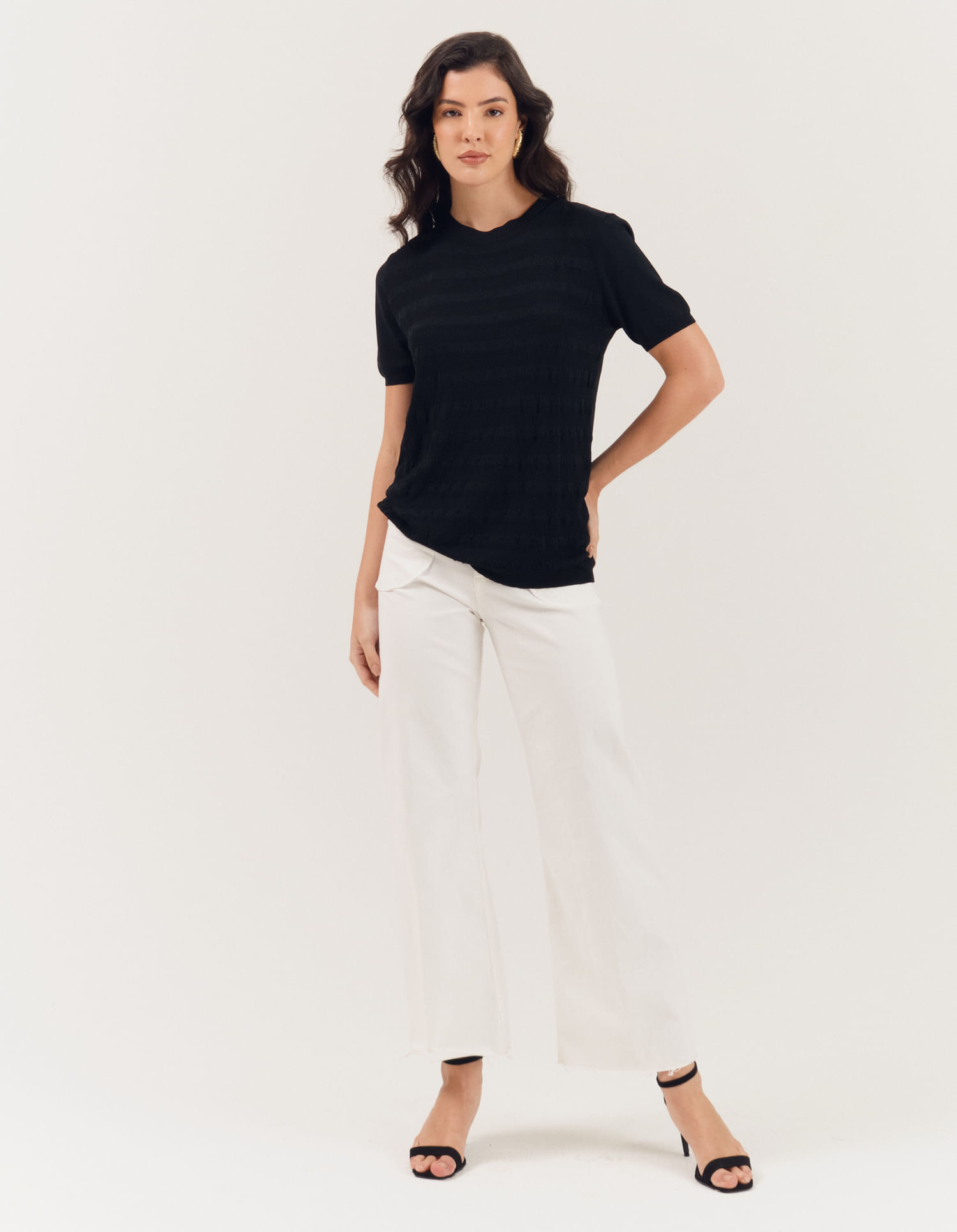 Blusa Modal Plus - Preto